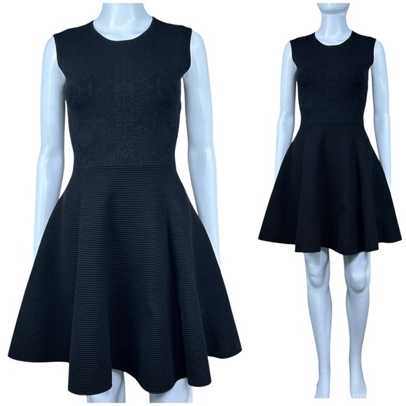 Ted Baker | Dresses | Ted Baker Frinca Textured Fit Flare Skater Dress ...